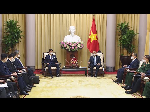 Vietnamese leaders receive Japanese Defence Minister
