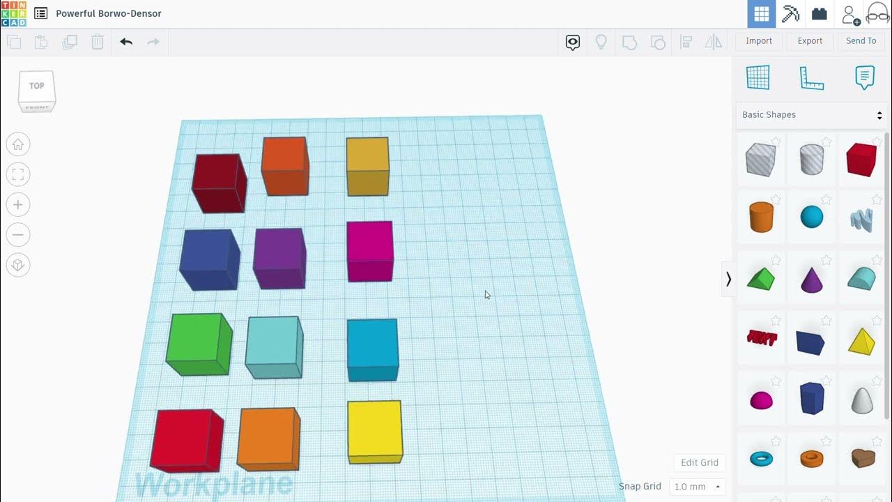 An example of making a rectangular prism in Tinkercad - YouTube