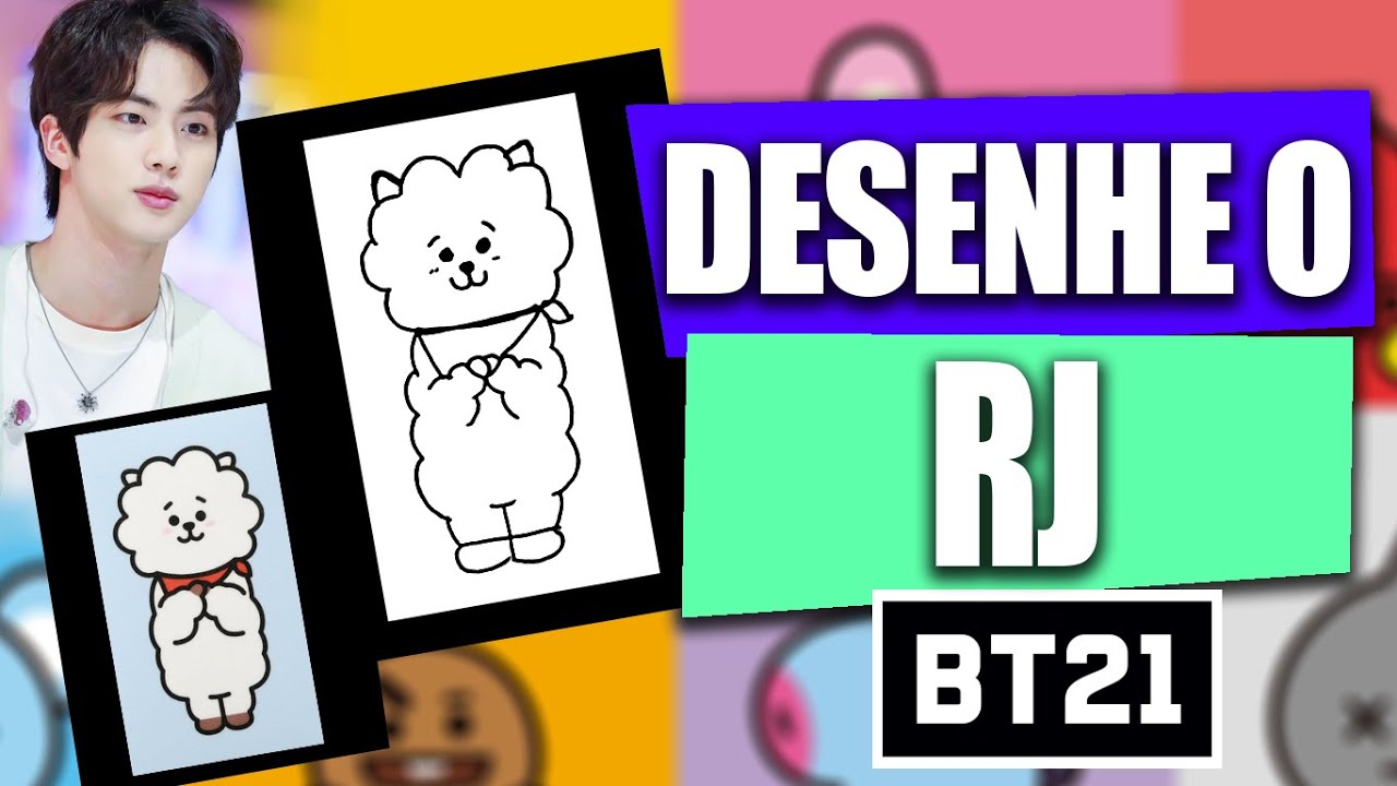 Como desenhar o RJ do BT21 (HOW TO DRAW BT21) | RJ - YouTube