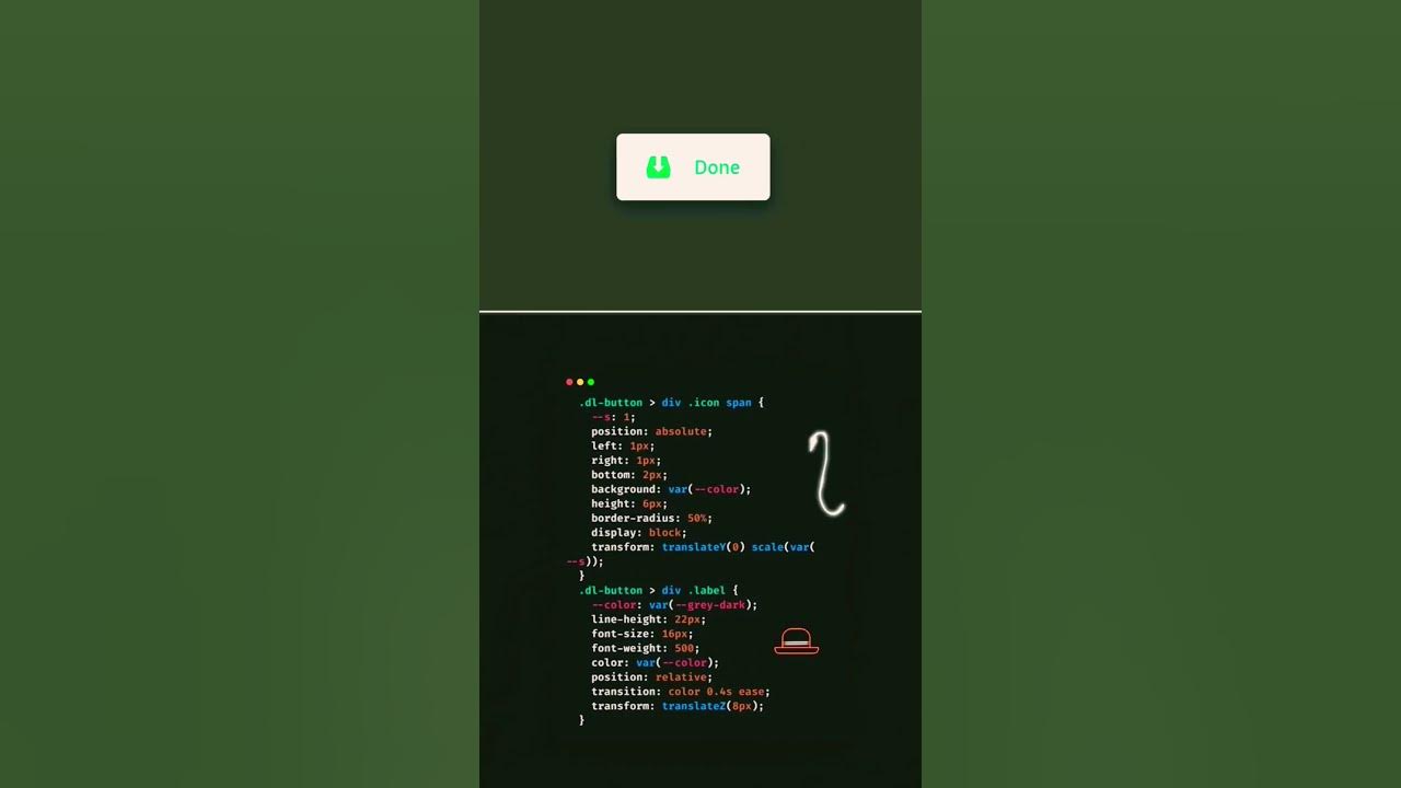 create Download button code below 👇👇👇 #new #css #html #coding #programming #share #shorts #like ...