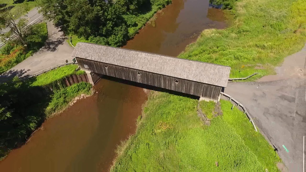 Fitch's Covered Bridge. Delhi, NY - YouTube