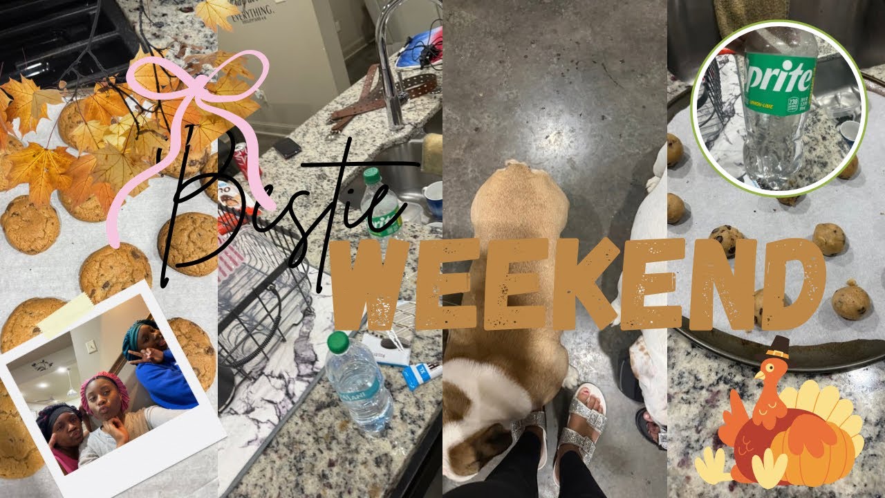 Bestie weekend | shopping, baking, joking, etc - YouTube
