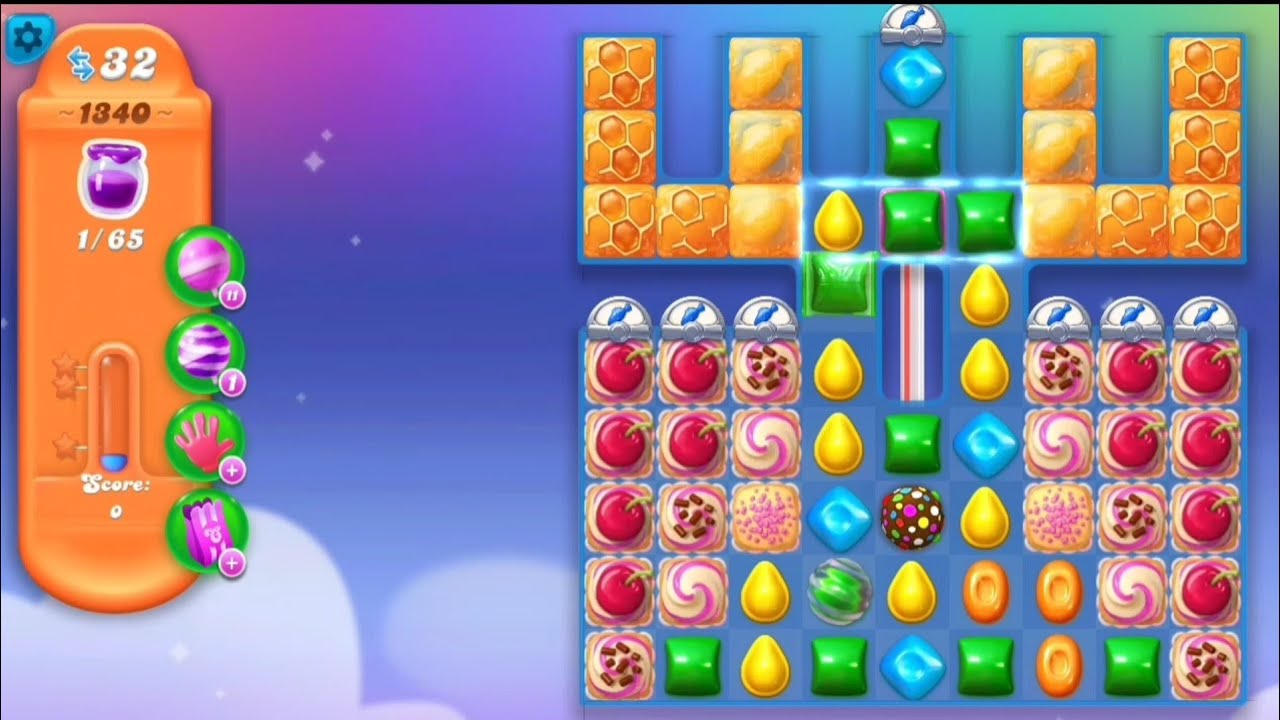 Candy Crush Soda Saga #1340 | Soda Saga Hard Level | Soda Saga New Game ...