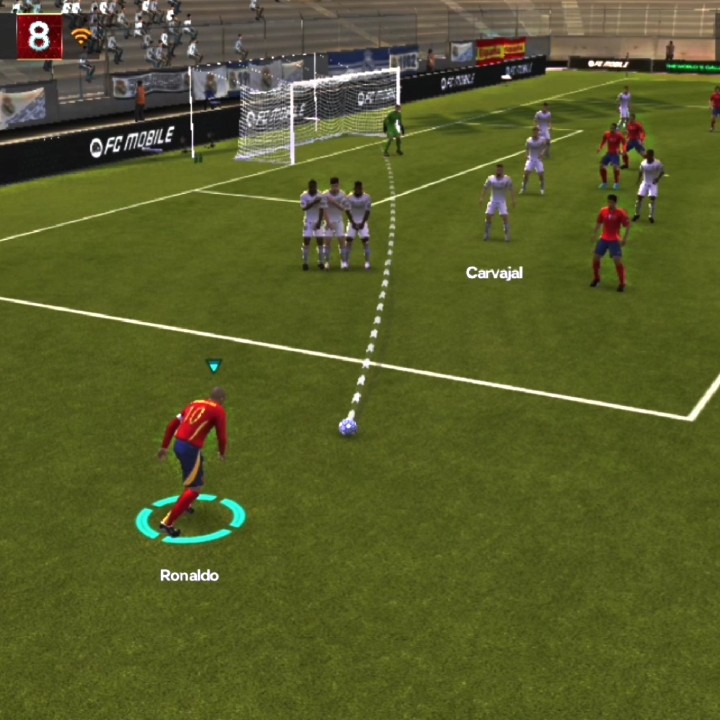 R9 Free kick🔥 #fcmobile #eafcmobile #shorts - YouTube