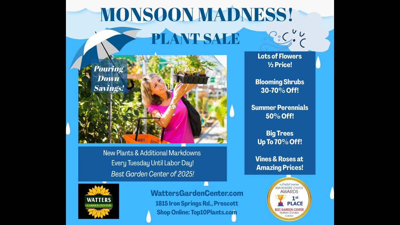 Our Monster Monsoon Sale Starts Saturday, Aug 17th - YouTube