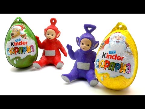 Teletubbies and Surprise Eggs | Teletubbies & Kinder Surprise Toys | Learn Colours with Teletubbies