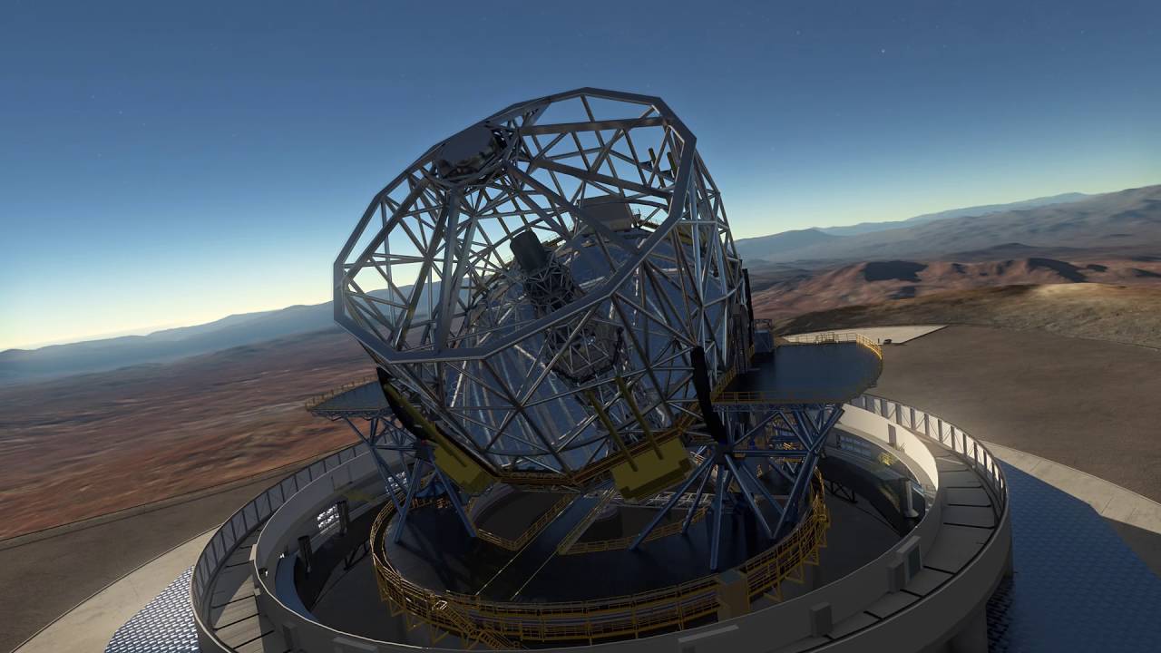 The New E ELT Design Unveiled - YouTube