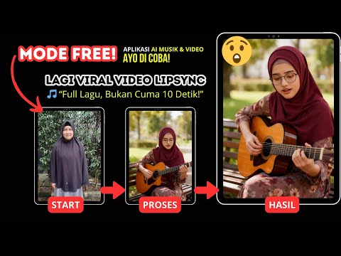 FREE! Bikin Video Musik AI Lipsync Hasil Realistis - Full Tutorial | Durasi Panjang 1–5 Menit