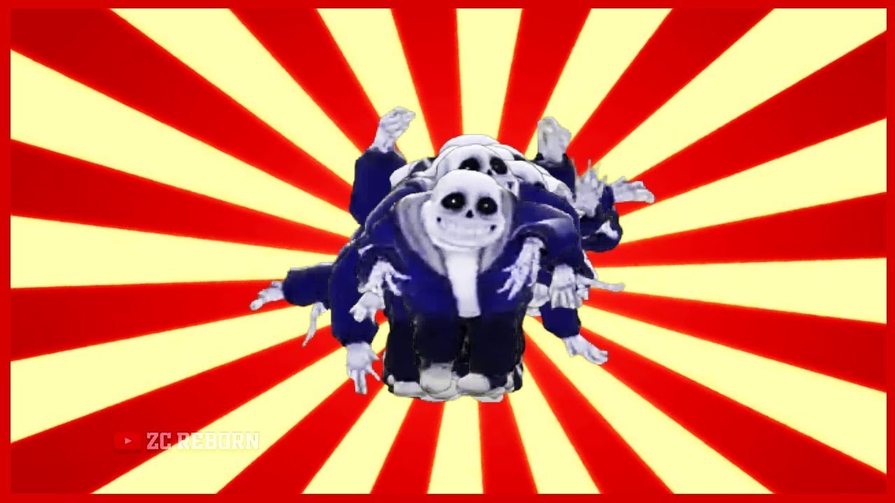 Sans Default Dance but Every 1 Second New Sans Appeared - YouTube