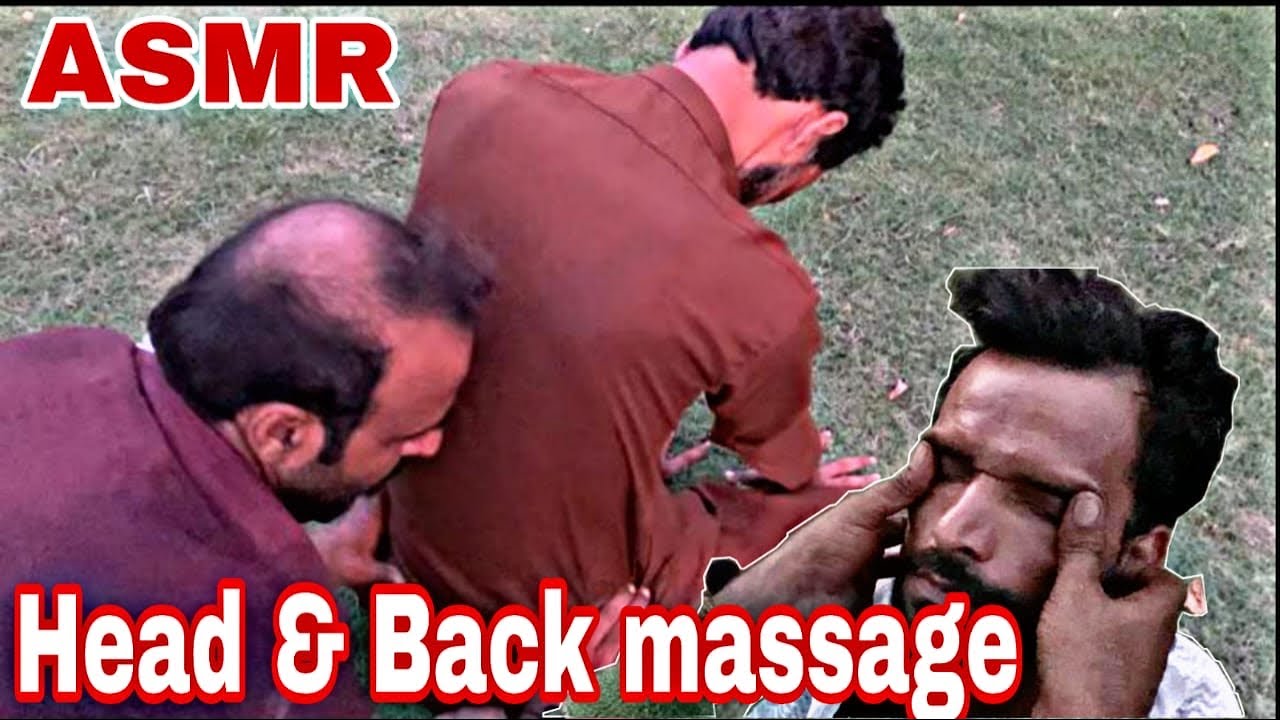 ASMR Back & Head massage | Neck,Body,Shoulder,Head massage| #sleep # ...