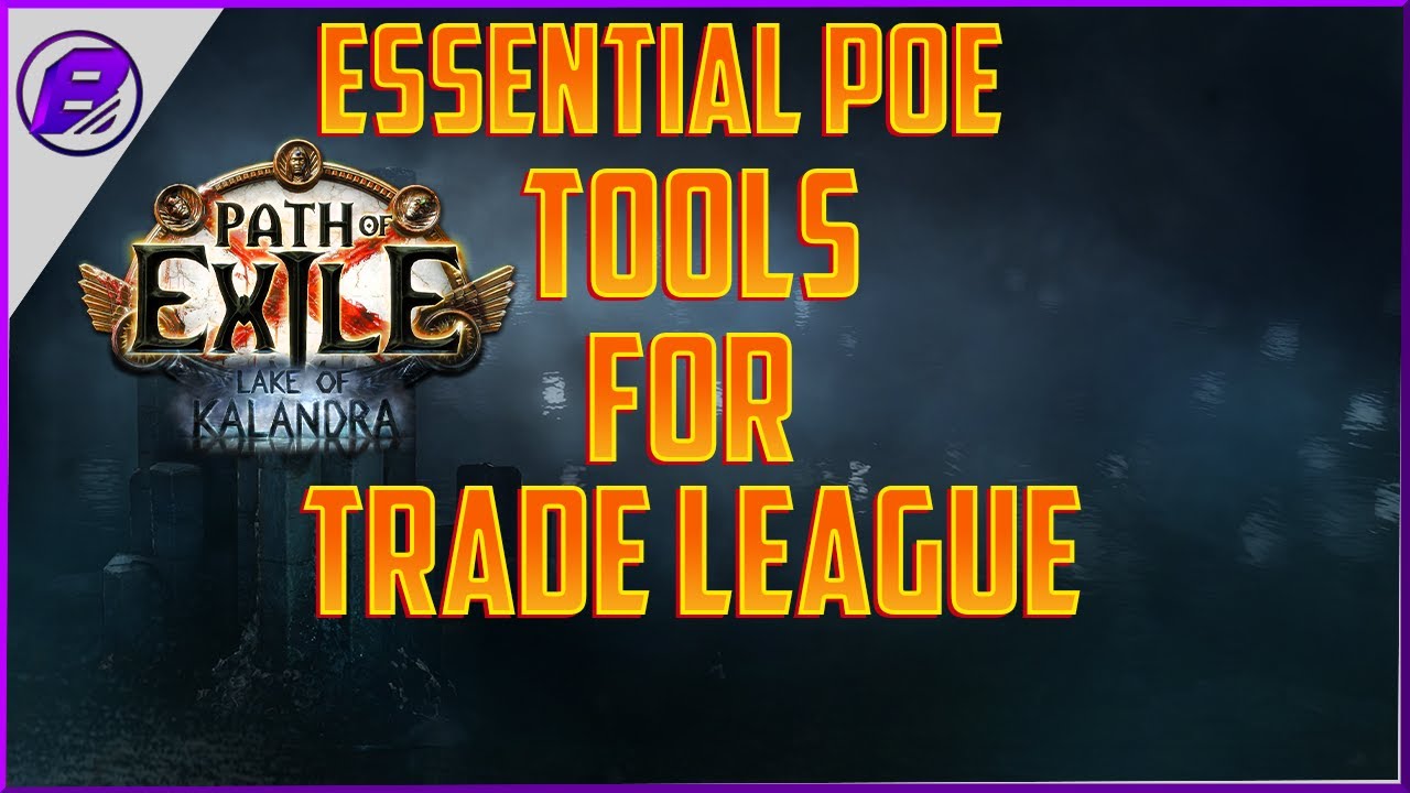 (3.19) Essential PoE Tools for Trade League - YouTube