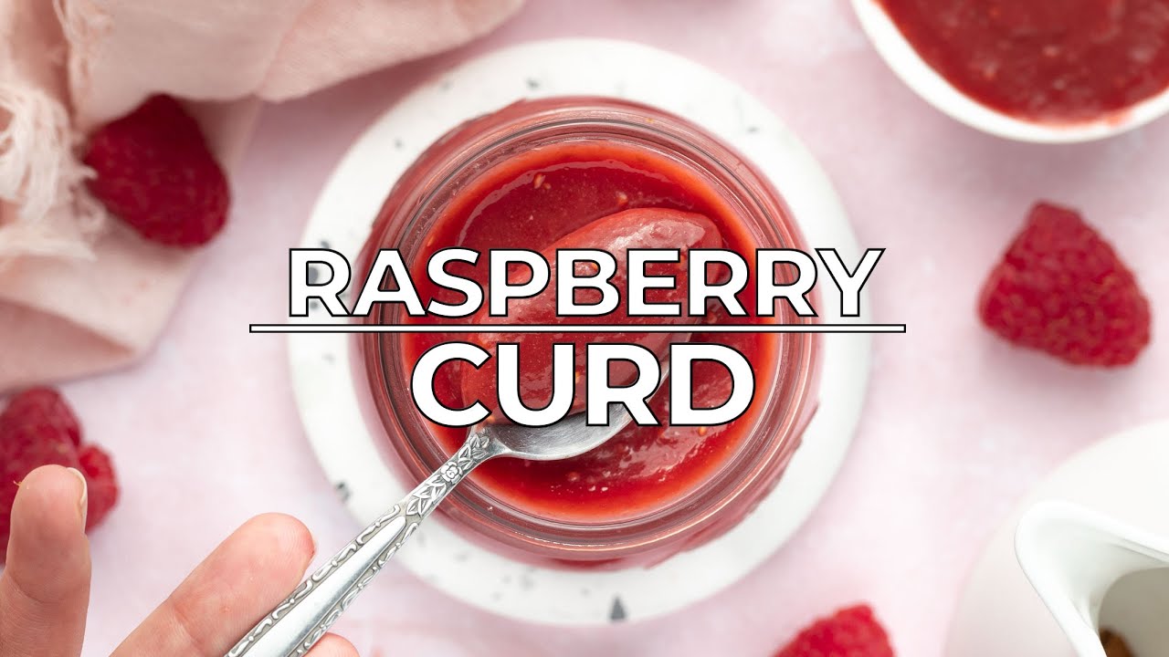 Easy Raspberry Curd - YouTube