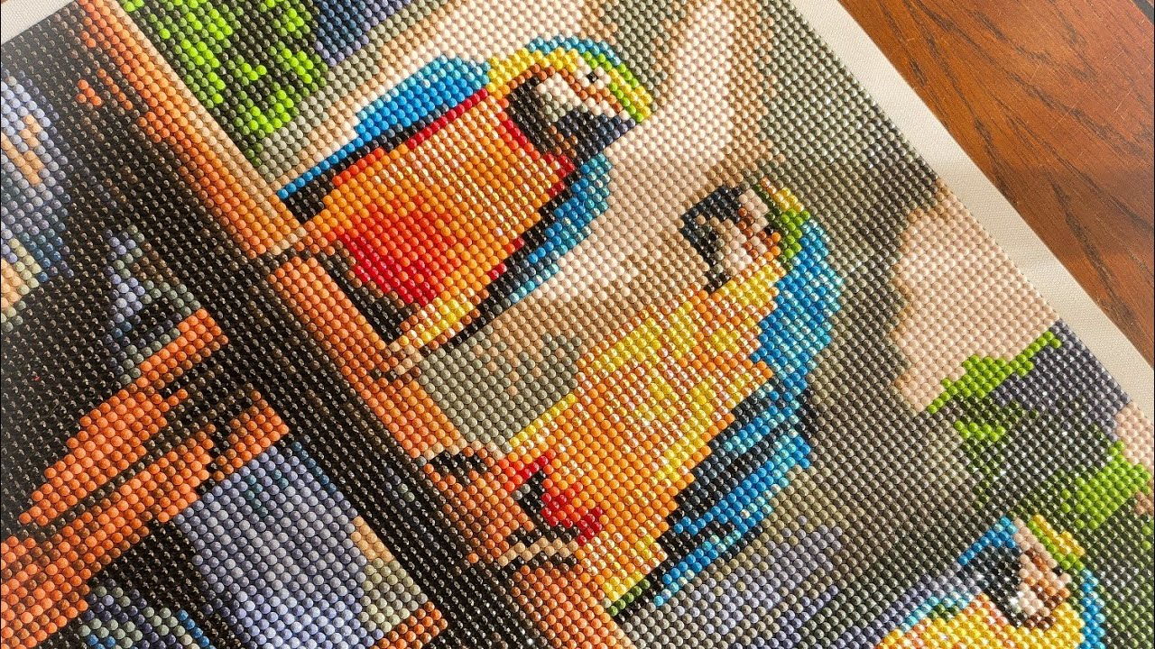 Diamond Painting Project #13: Macaws - YouTube