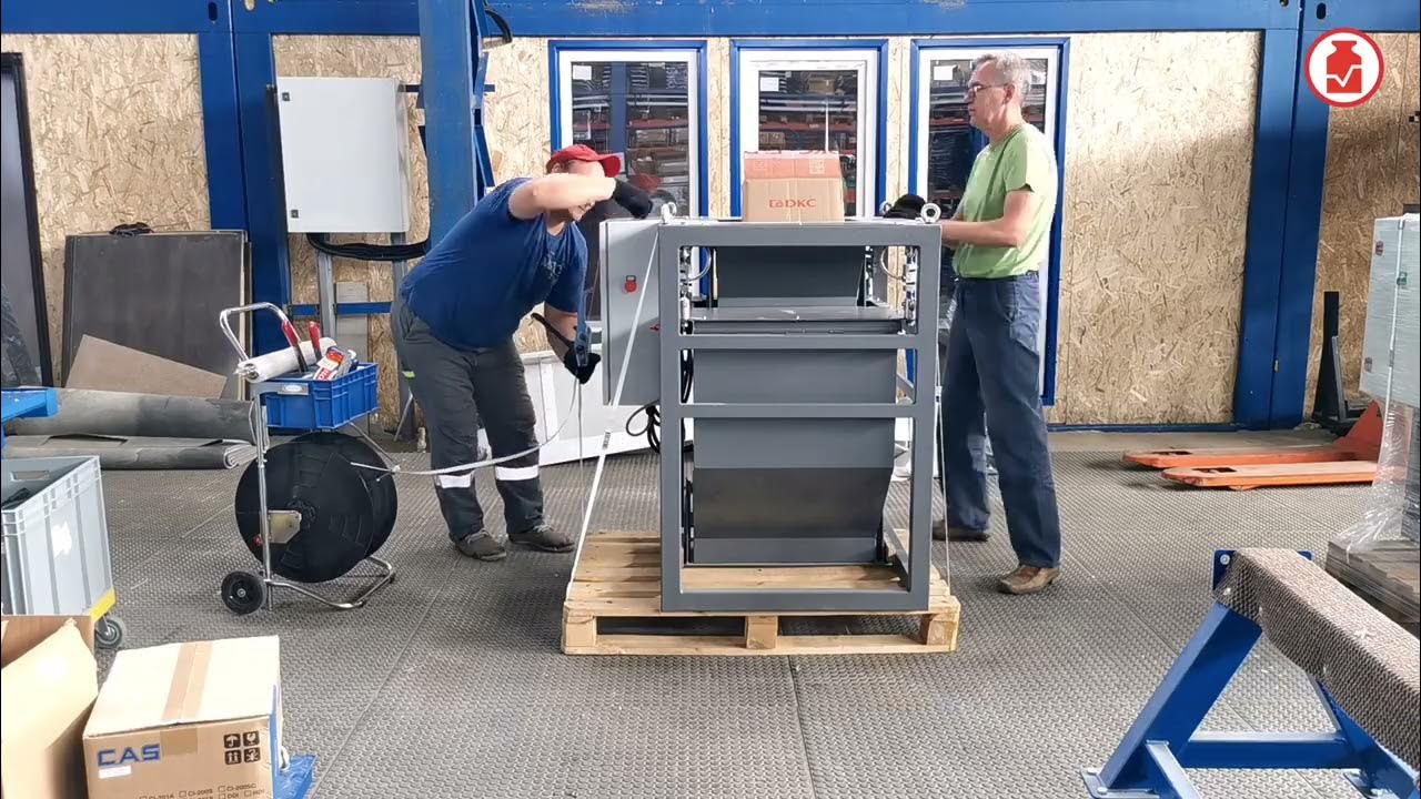 Небольшие бункерные весы Нива12-100 (12 тонн в час). - YouTube