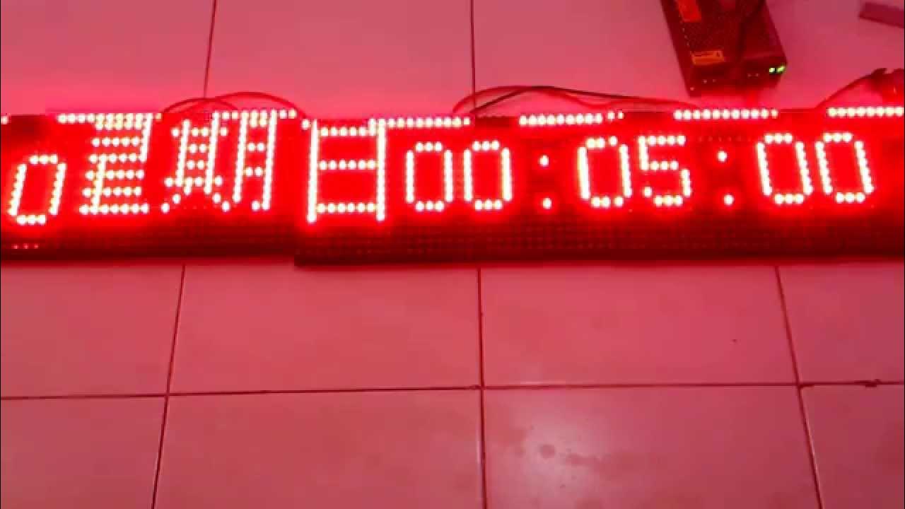 Membuat Running Text LED Display - YouTube