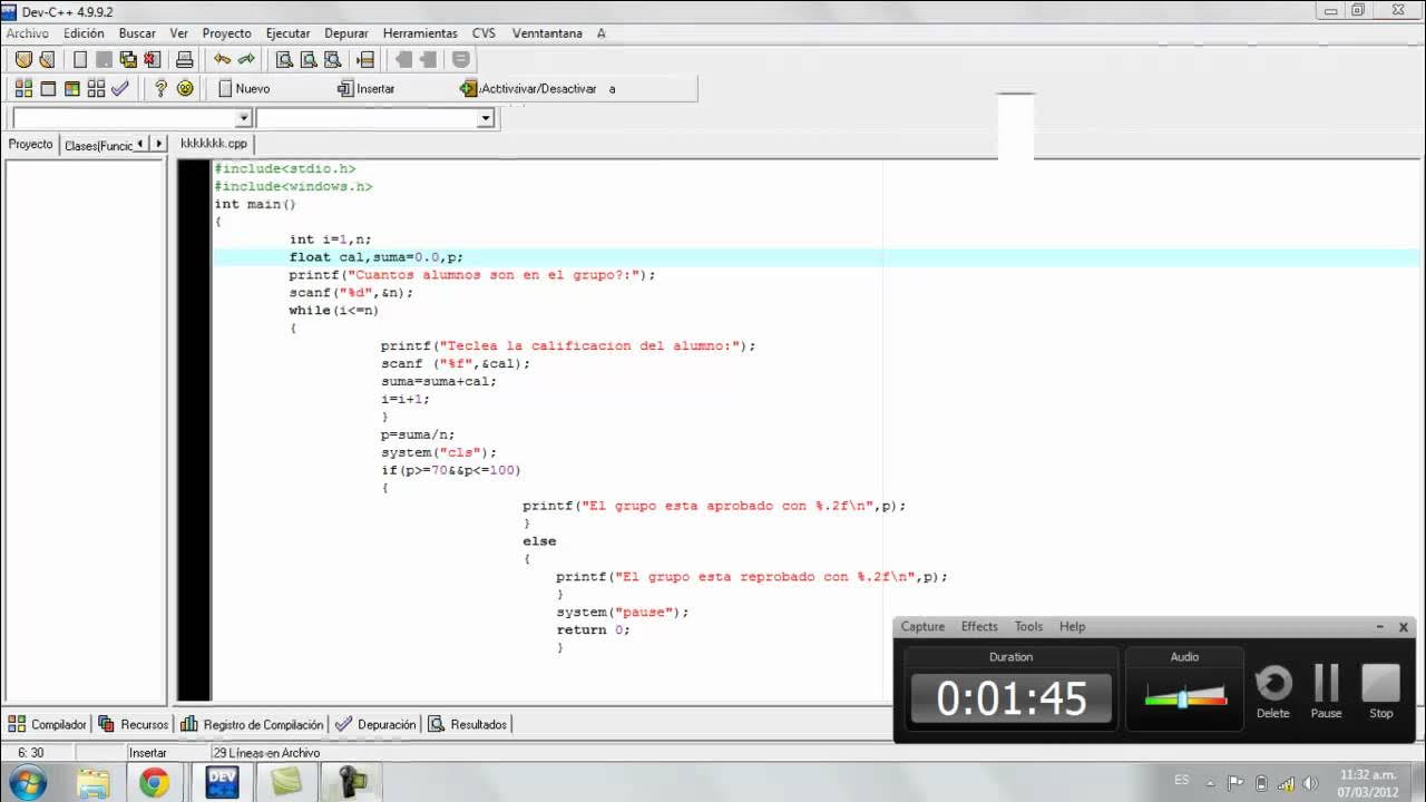 lenguaje ansi c parte 1 - YouTube