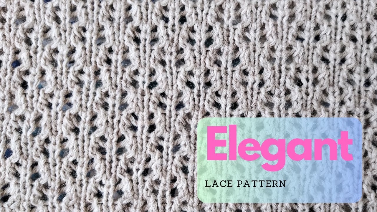 Yarn Over Pattern For Beginner ️ - YouTube