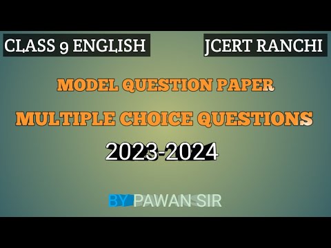 Class 9 English Annual Exam 2023-2024 Model Question Paper Multiple ...