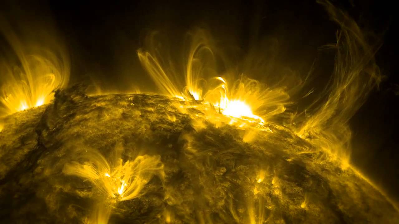 NASA twisting solar eruption and flare - YouTube