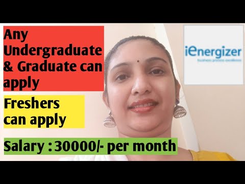 ienergizer Hiring | Undergraduate Job | Graduate Job | Freshers can ...