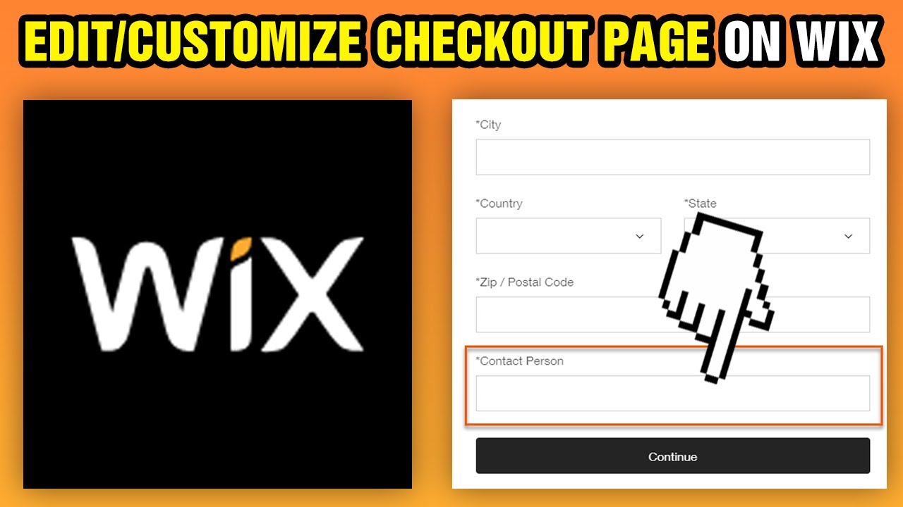 How To Edit Or Customize Checkout Page On Wix 2025 YouTube