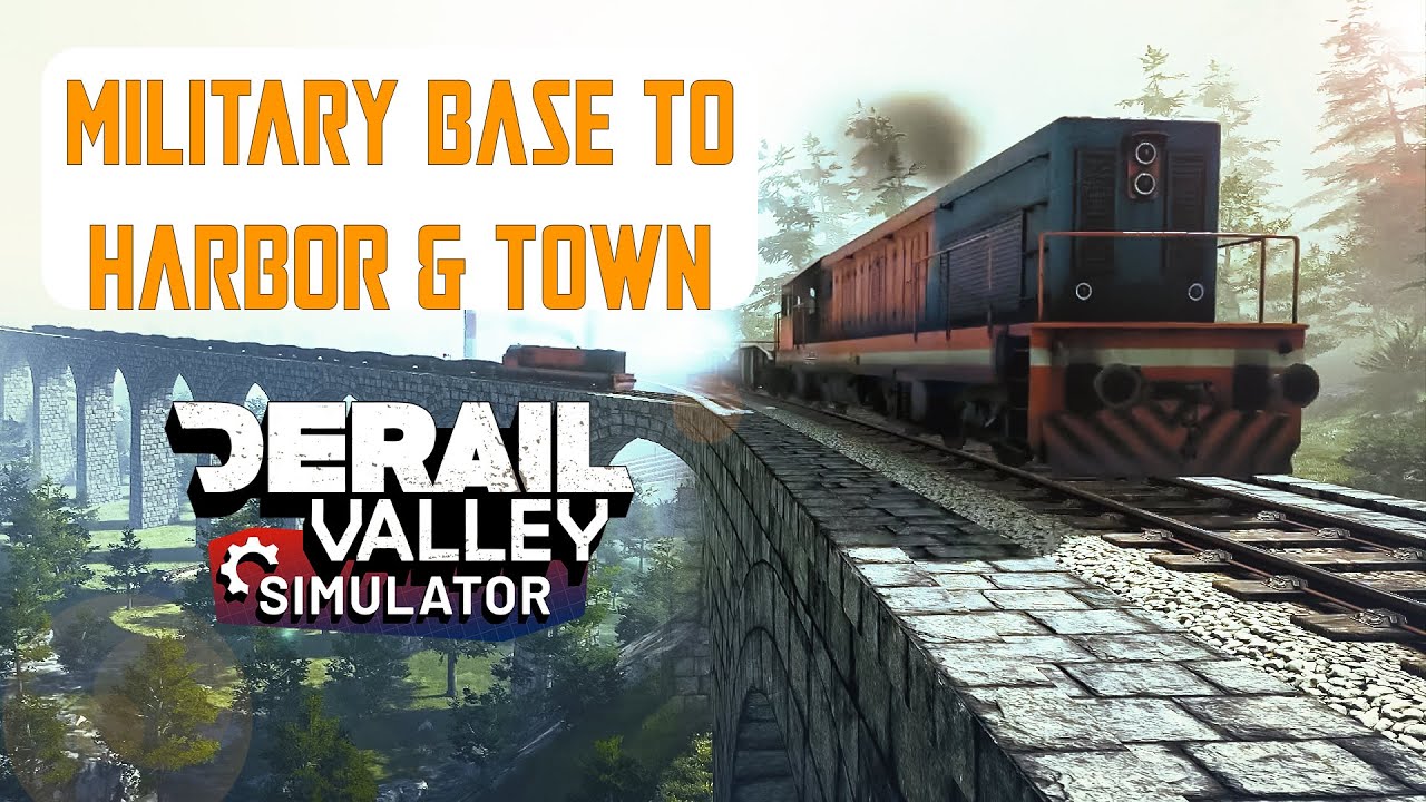 Epic Haul Train Journey through Derail Valley! | Derail Valley - YouTube