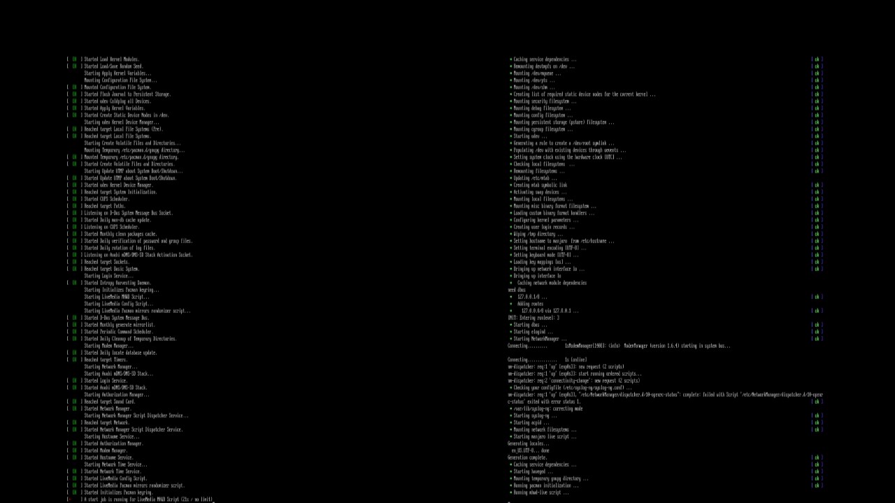 manjaro 17.0.1 (xfce) - systemd vs openRC - (speed load system) - YouTube