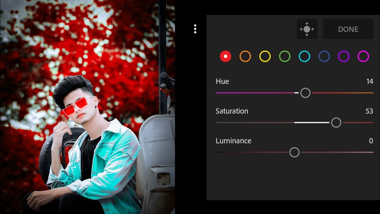 Lightroom Red colour photo editing tutorial | photo editing Lightroom ...
