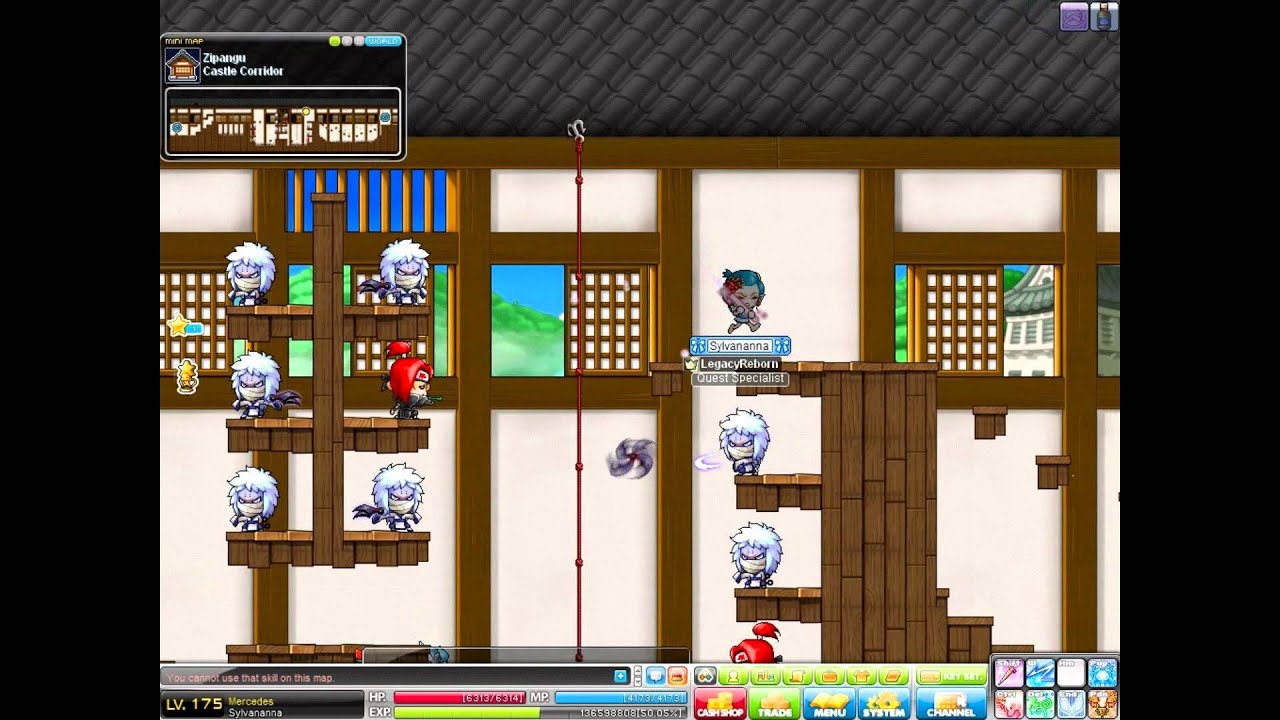 Maplestory - Ninja Castle Jump Quest - YouTube