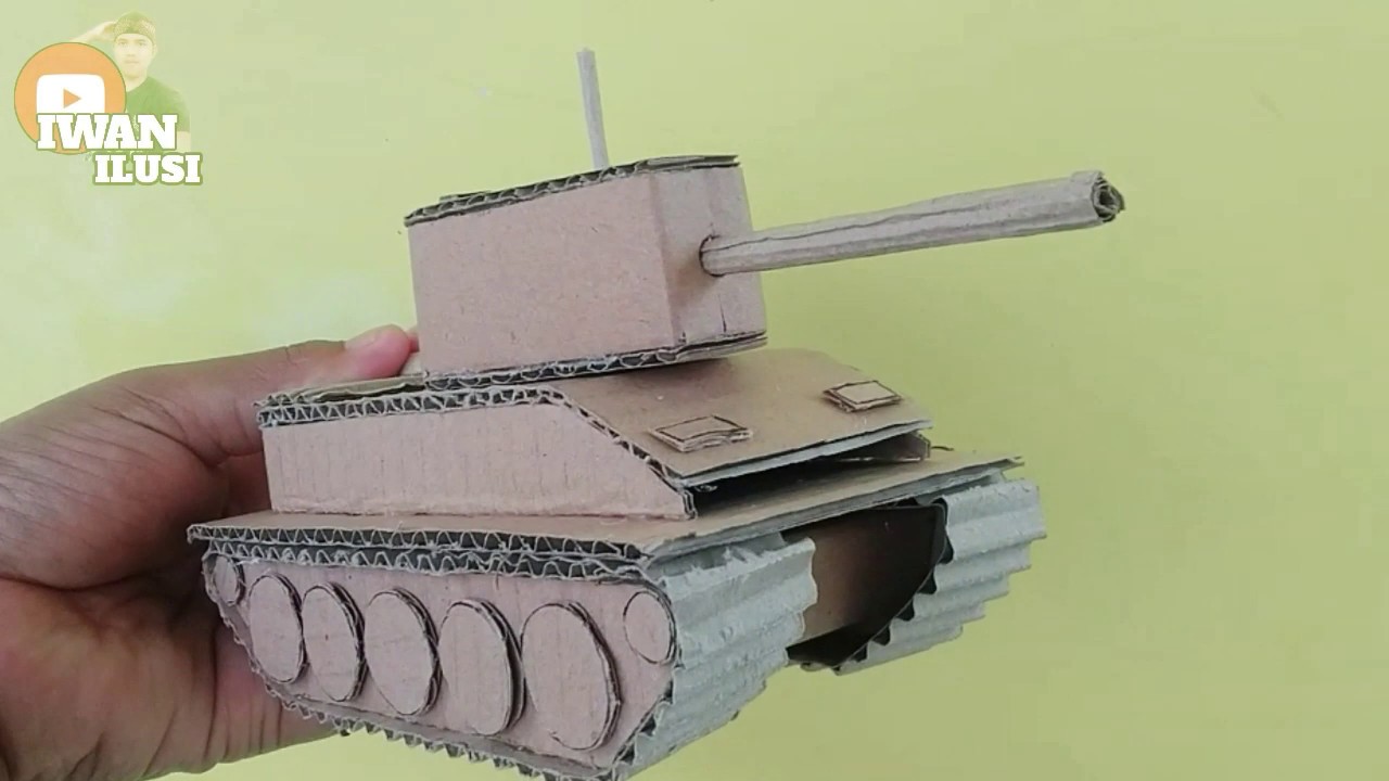 Cara Membuat Miniatur Tank Dari Kardus Bekas Plus Ukuran#Howto ...