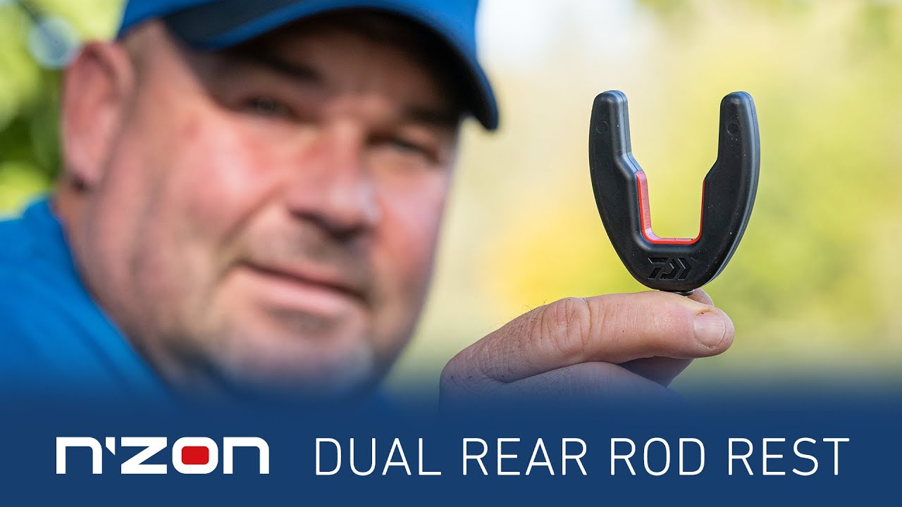 Daiwa N'ZON Dual Rear Rod Rest - YouTube