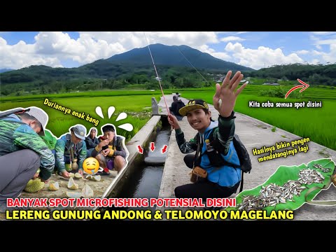 🍃 MANCING BARENG DILERENG GUNUNG ANDONG TELOMOYO, SAMBIL MENIKMATI DURIAN KHAS MAGELANG 💚