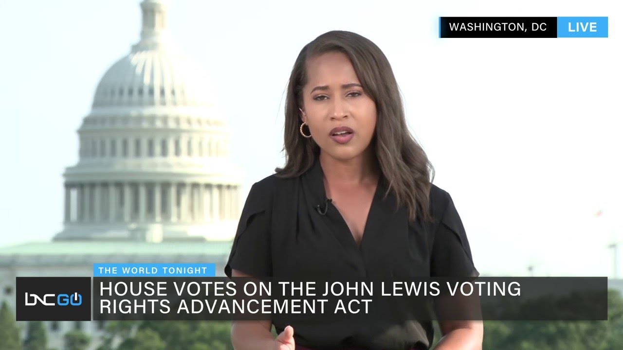 House Voting on John Lewis Voting Rights Act - YouTube