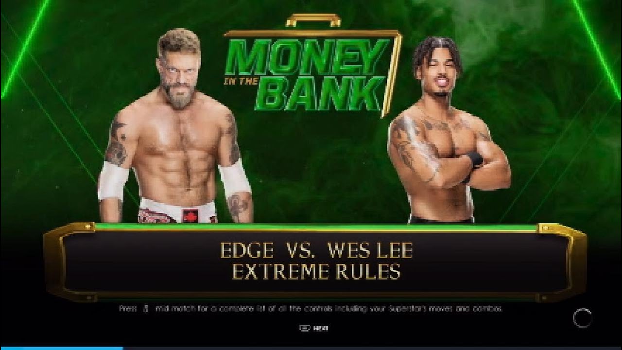 WWE 2K22 | Edge vs Wes Lee - YouTube