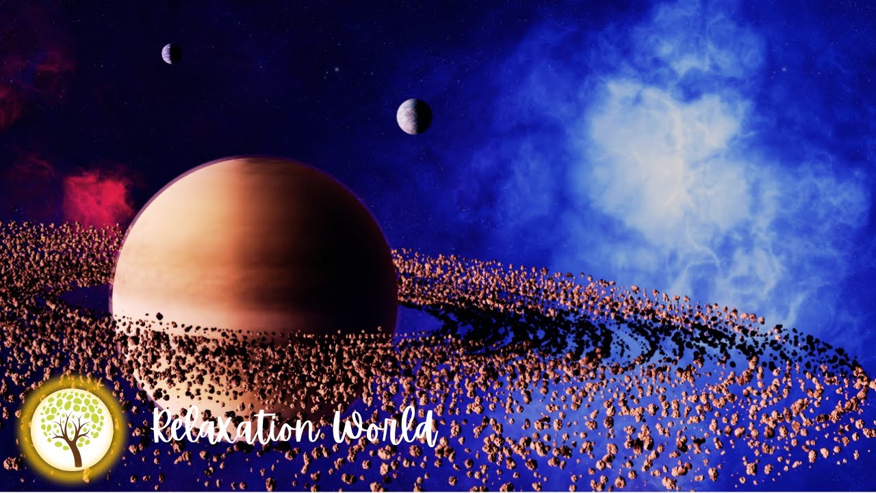 Relaxing Music with Beautiful Planet View - Deep Sleep, Study ...