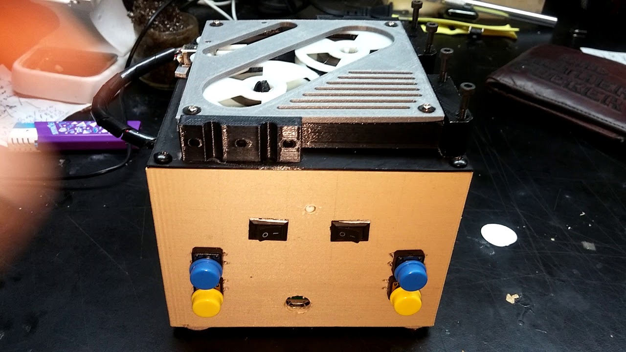 Real life Holotape and Holotape player - YouTube