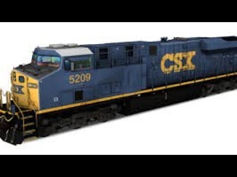 CSX ES44DC Trainz Simulator Android Download - YouTube