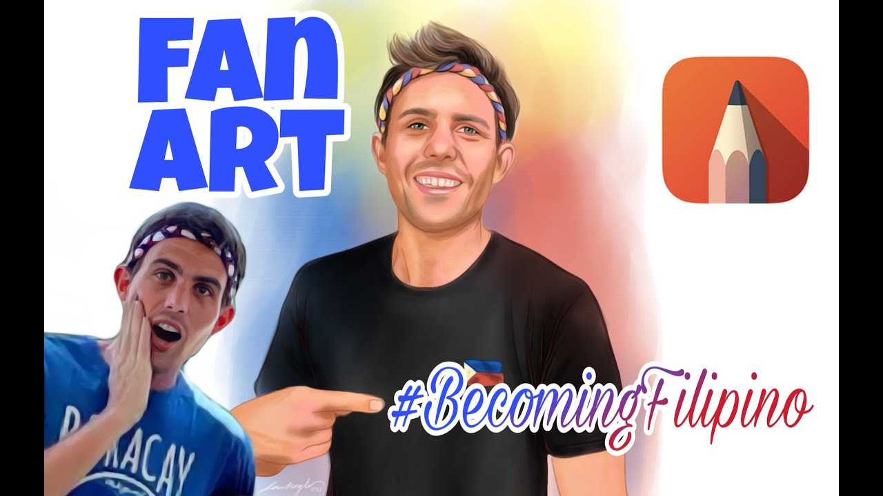 BECOMING FILIPINO DRAWING using Autodesk Skecthbook - YouTube