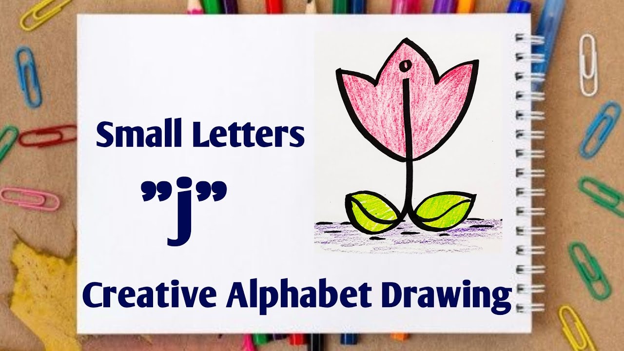 Creative Alphabet Drawing -j - YouTube