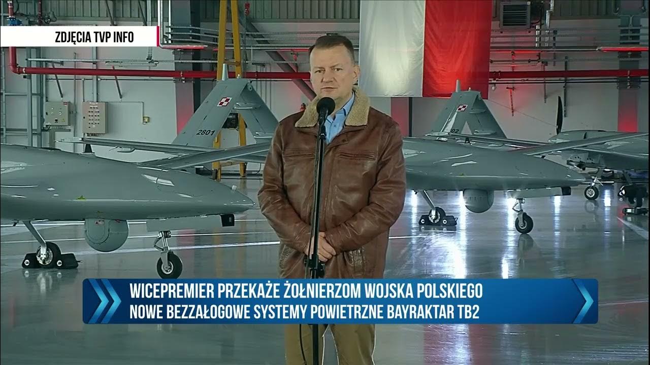 Pierwsze Bayraktary już w Polsce! Błaszczak: Nie ma nowoczesnego wojska bez dronów | TV ...