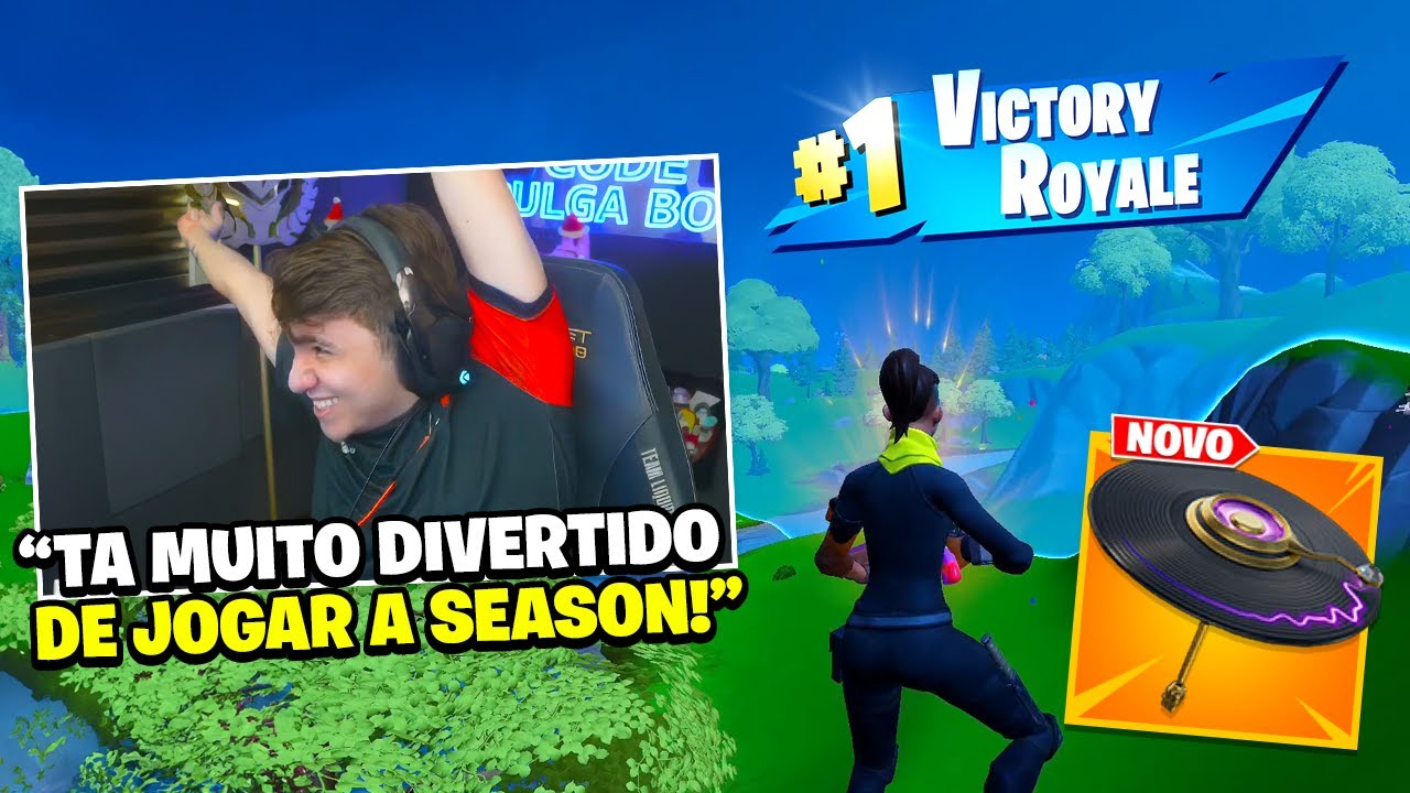 PULGA GANHA PRIMEIRA PARTIDA NO CAPÍTULO 2 DO FORTNITE! - YouTube