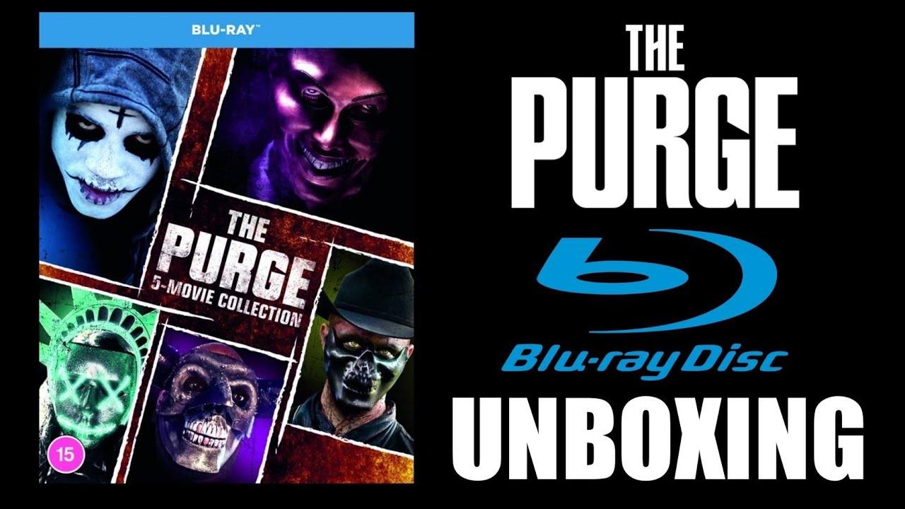 The Purge: 5-Movie Collection - Blu-ray unboxing - YouTube