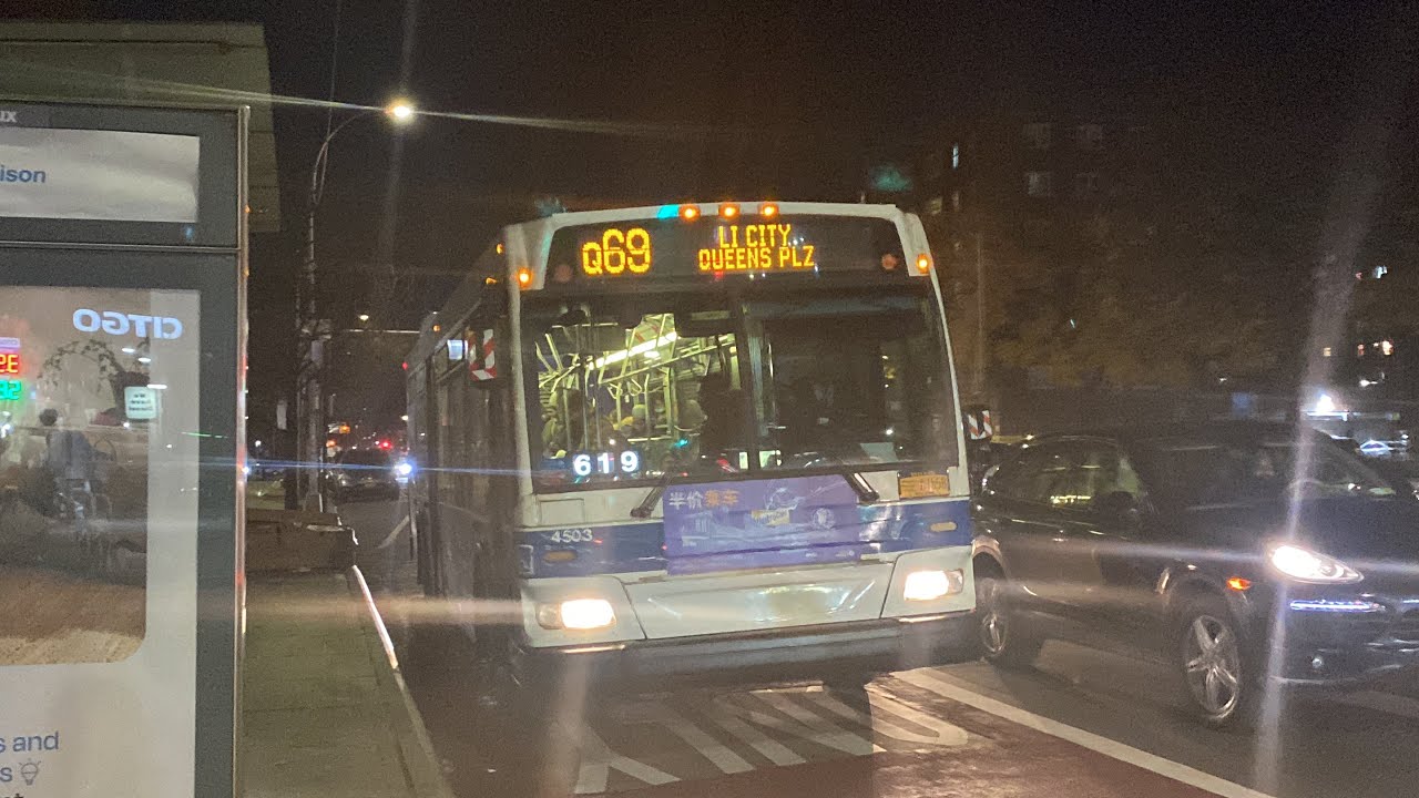 MTA Bus || NG #4503 on the Q69 - YouTube
