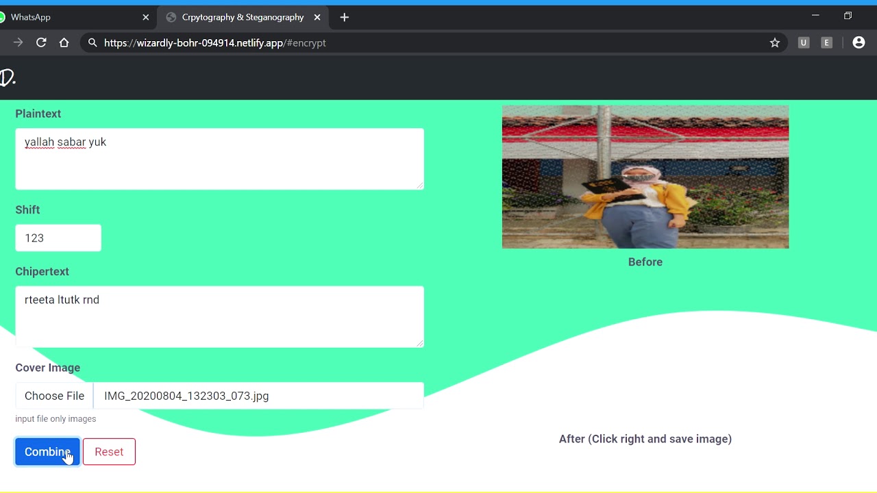 Crpytography & Steganography javascript - YouTube
