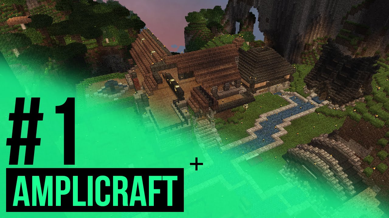 Minecraft - AmpliCraft #1 - Spawn Tour - YouTube