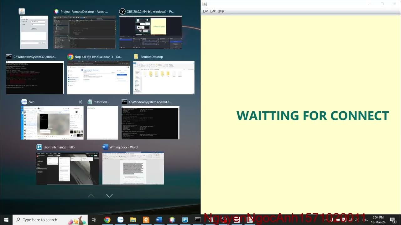 Ứng dụng remote desktop java - CNTT 1504 - YouTube