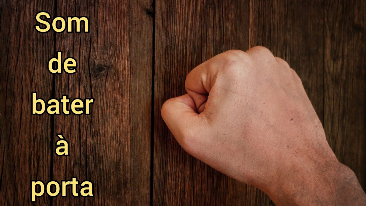 Som de bater à porta (pancadas na porta) - YouTube