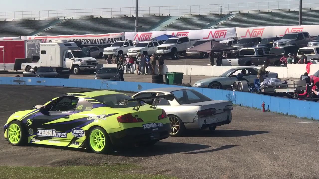 LS1 G35 vs SR20 S13 MB Drift PRACTICE - YouTube