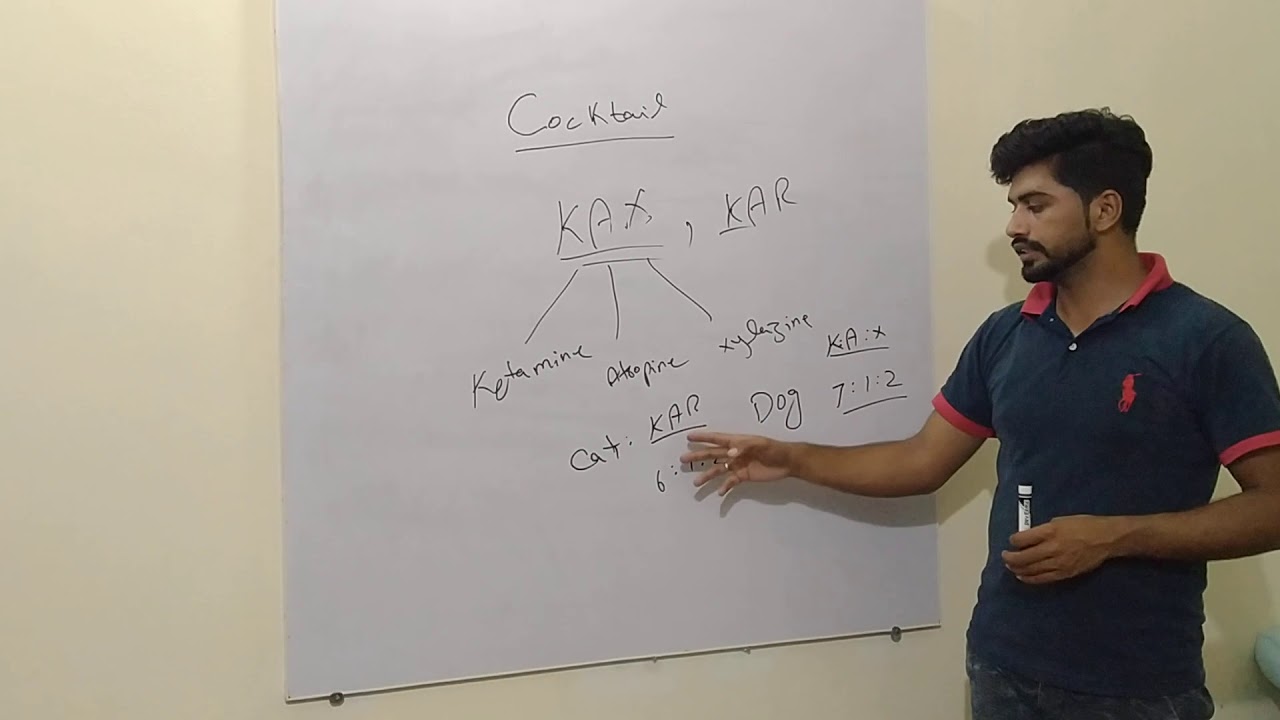 Field practice Anesthesia regiments cocktail(KAR)... ( part 2) - YouTube