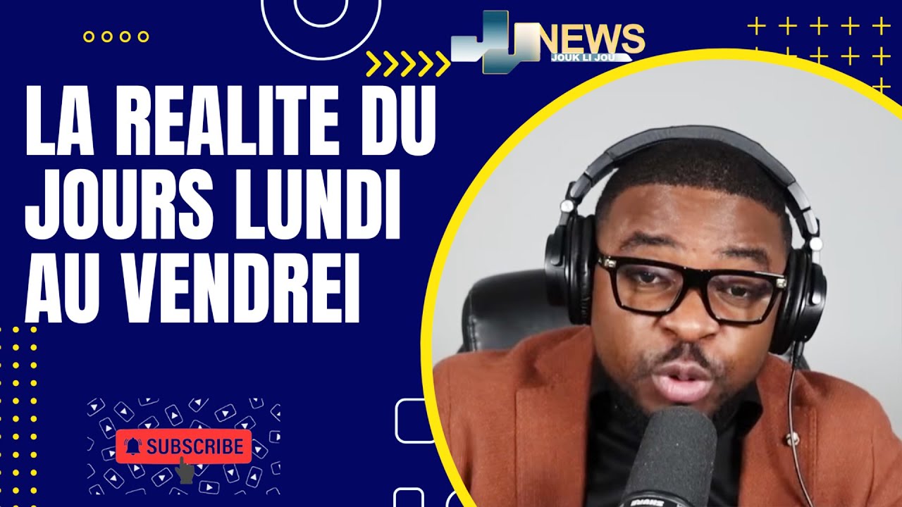 Journal Du Matin 27 Mai 2024 - YouTube